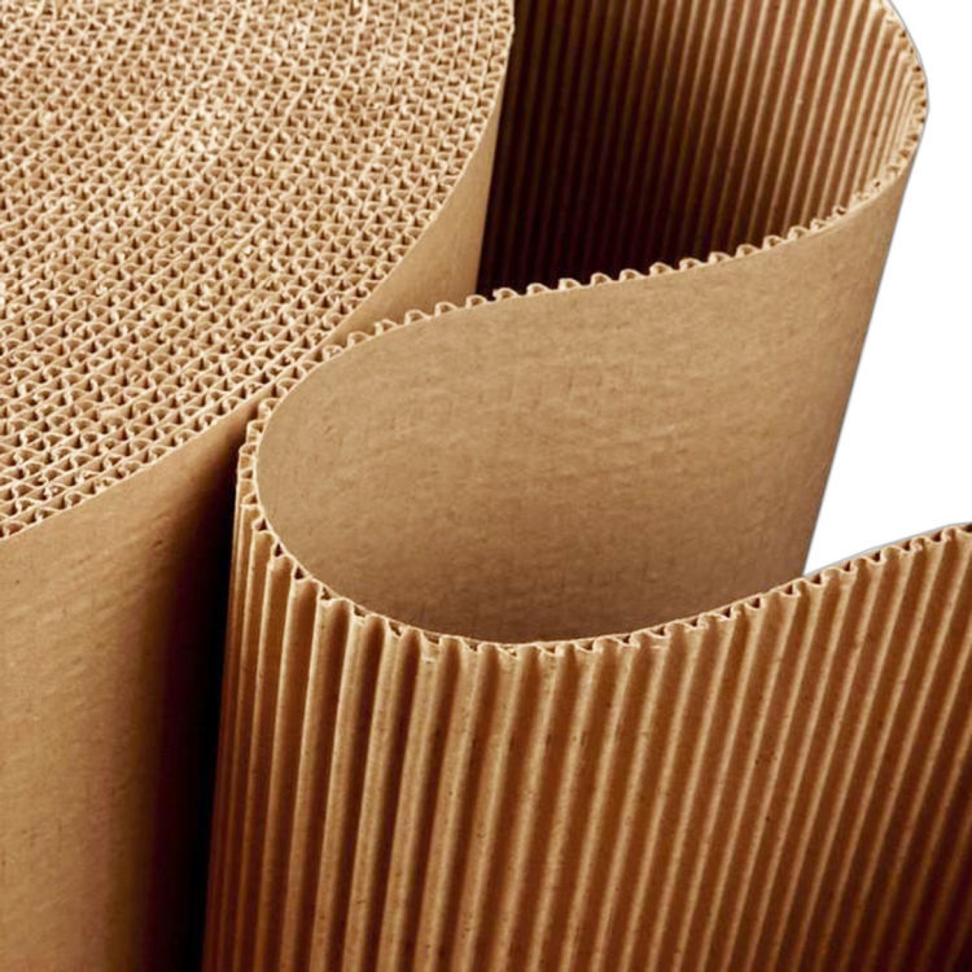 Golfkarton op rol is schokwerend en milieuvriendelijk, heeft een ...